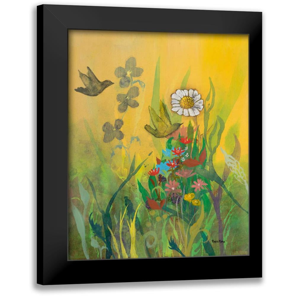 Maria, Robin 12x14 Black Modern Framed Museum Art Print Titled - Waking ...