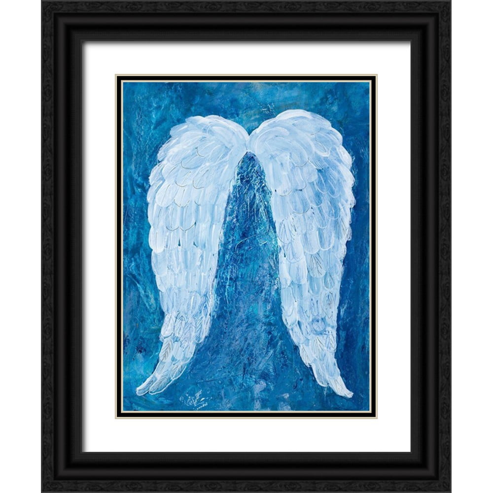 Maria, Robin 12x14 Black Ornate Wood Framed with Double Matting Museum ...