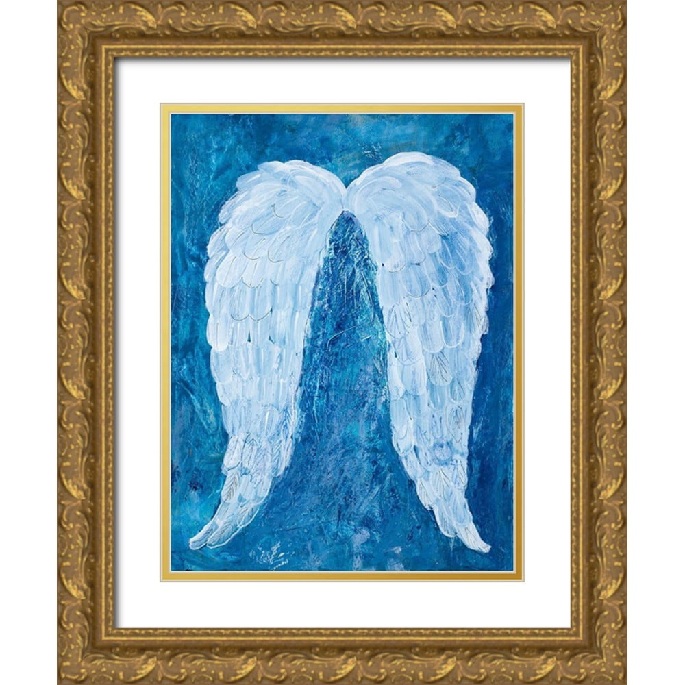 Maria, Robin 12x14 Gold Ornate Wood Framed with Double Matting Museum ...