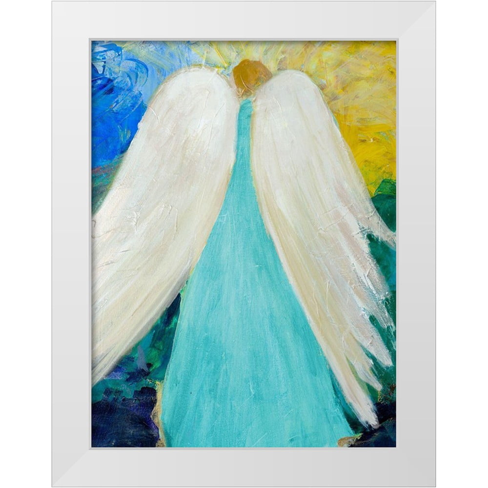 Maria, Robin 12x14 White Modern Wood Framed Museum Art Print Titled ...