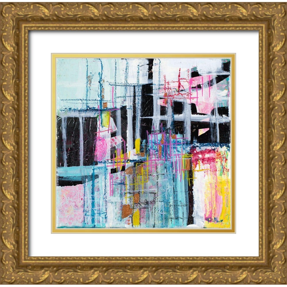 Maria, Robin 15x15 Gold Ornate Wood Framed with Double Matting Museum ...