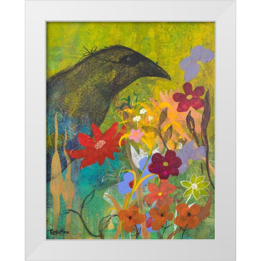 Maria, Robin 15x18 White Modern Wood Framed Museum Art Print Titled ...