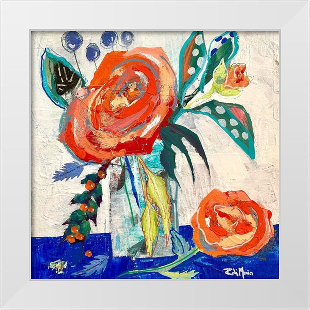 Maria, Robin 20x20 White Modern Wood Framed Museum Art Print Titled ...