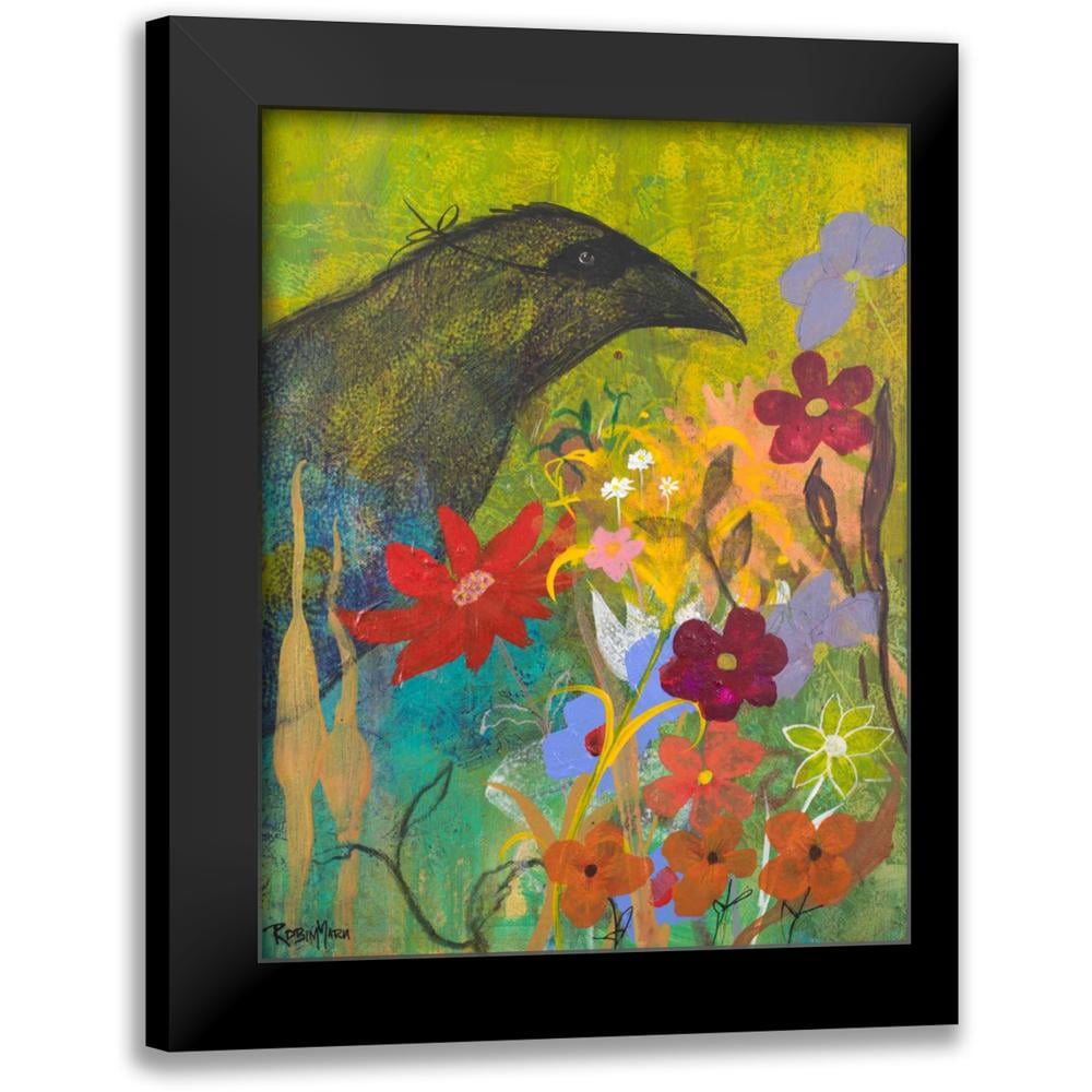 Maria, Robin 20x24 Black Modern Framed Museum Art Print Titled - Masked ...