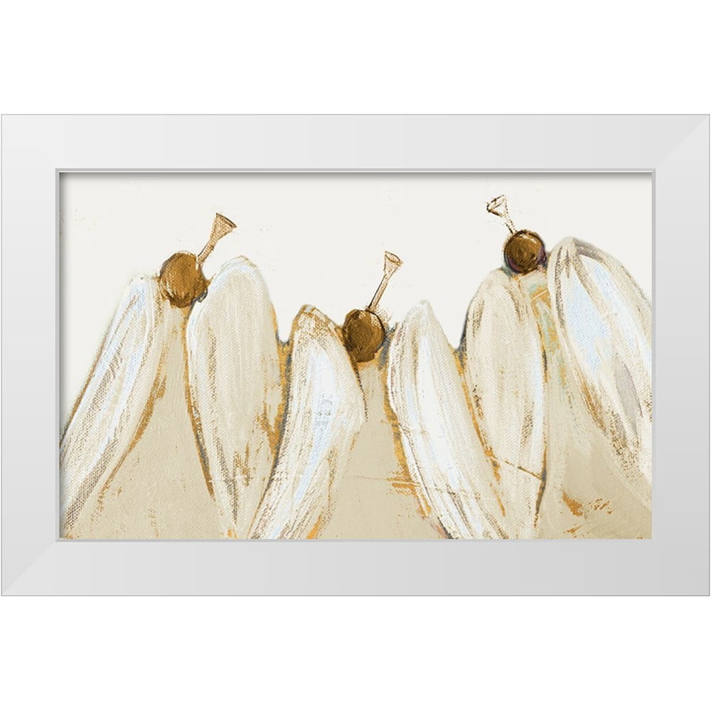 Maria, Robin 24x16 White Modern Wood Framed Museum Art Print Titled ...