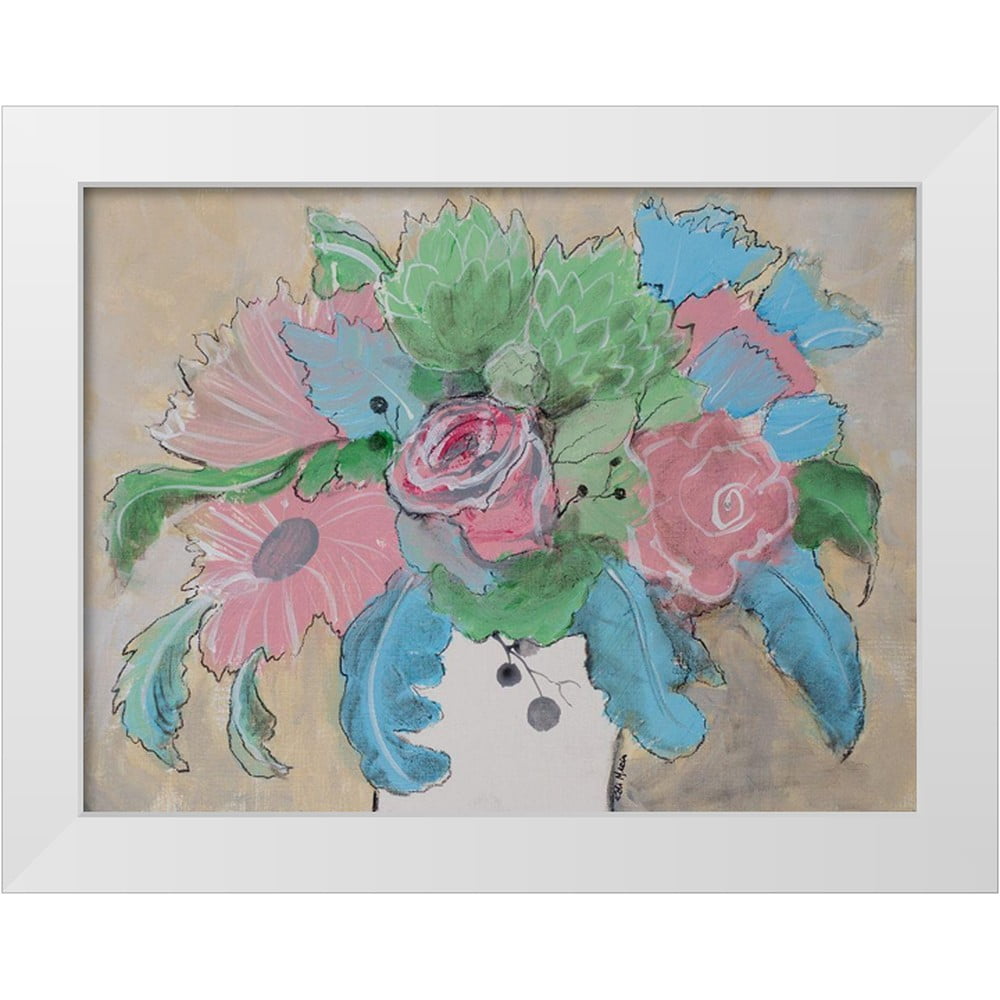 Maria, Robin 24x19 White Modern Wood Framed Museum Art Print Titled ...