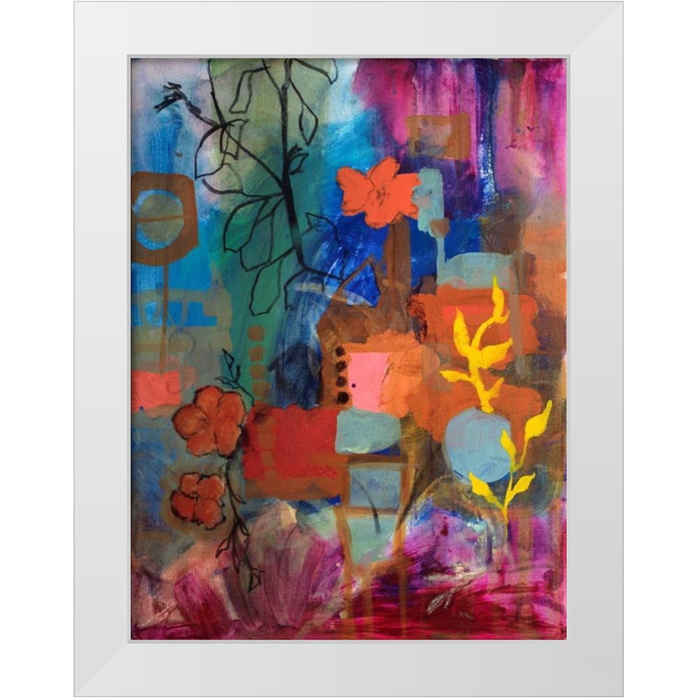 Maria, Robin 25x32 White Modern Wood Framed Museum Art Print Titled ...