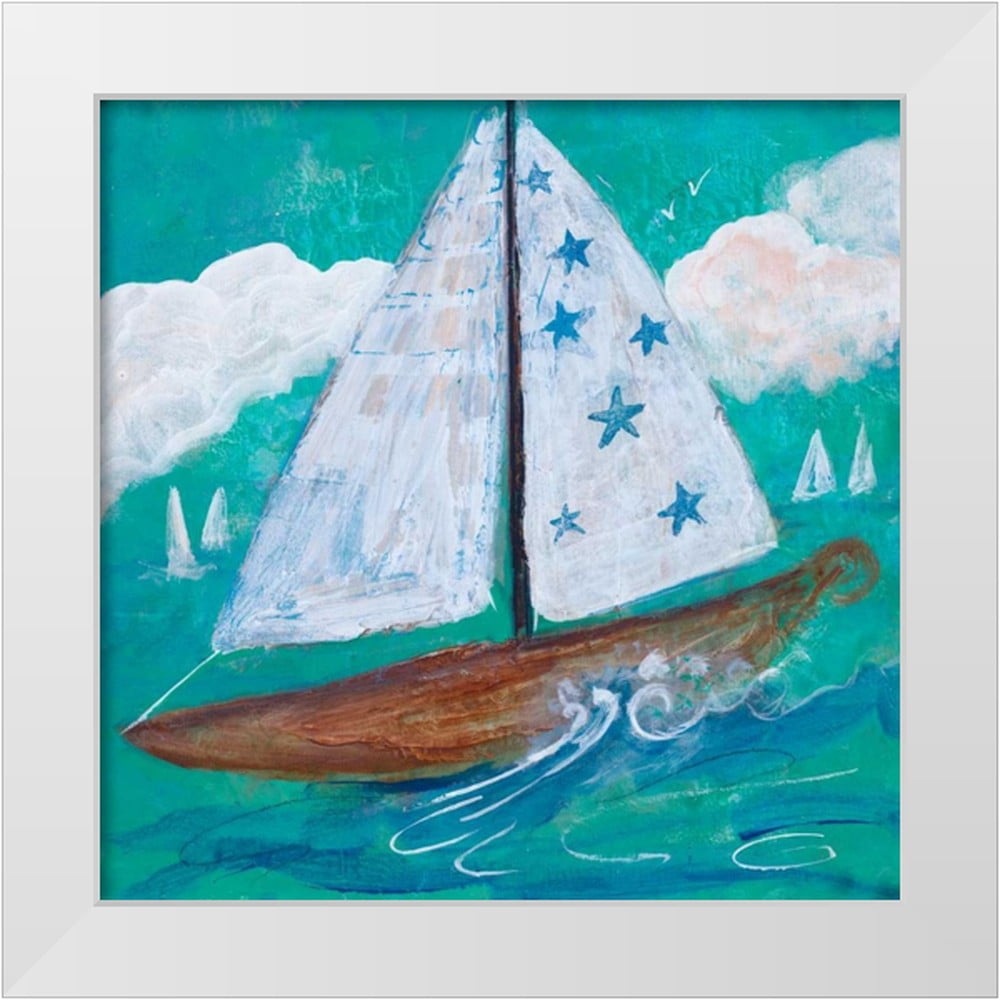 Maria, Robin 26x26 White Modern Wood Framed Museum Art Print Titled ...