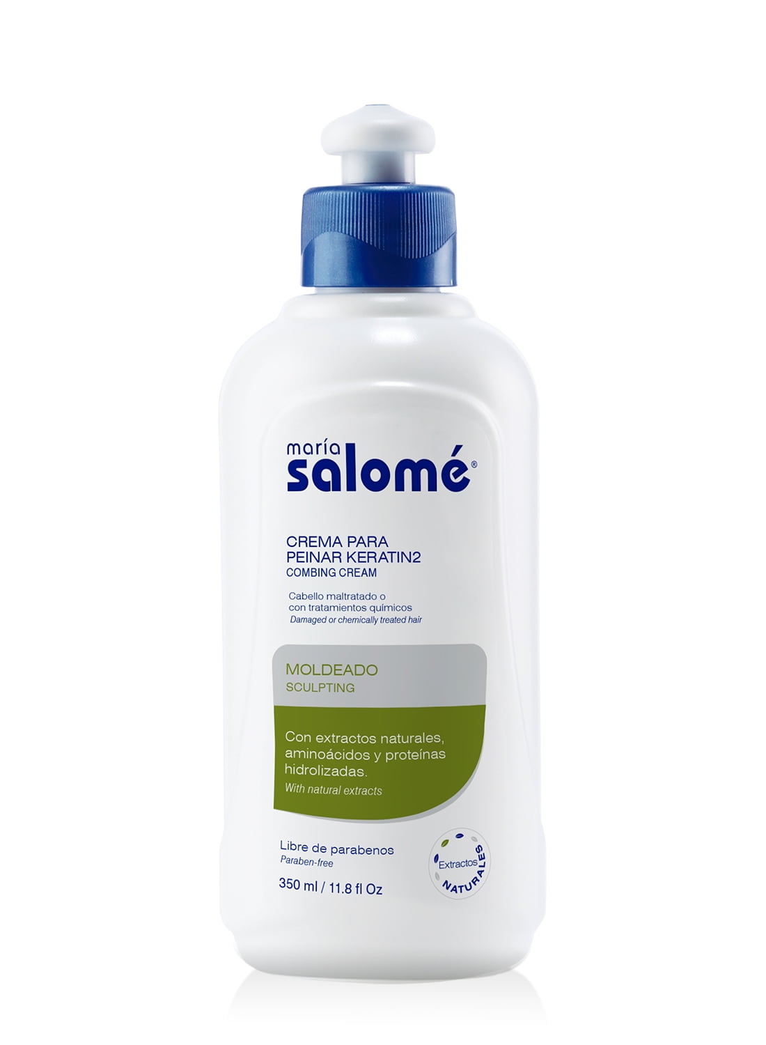 Maria Salome Crema para Peinar Keratin2 Sin Sal Leave in Conditioner ...