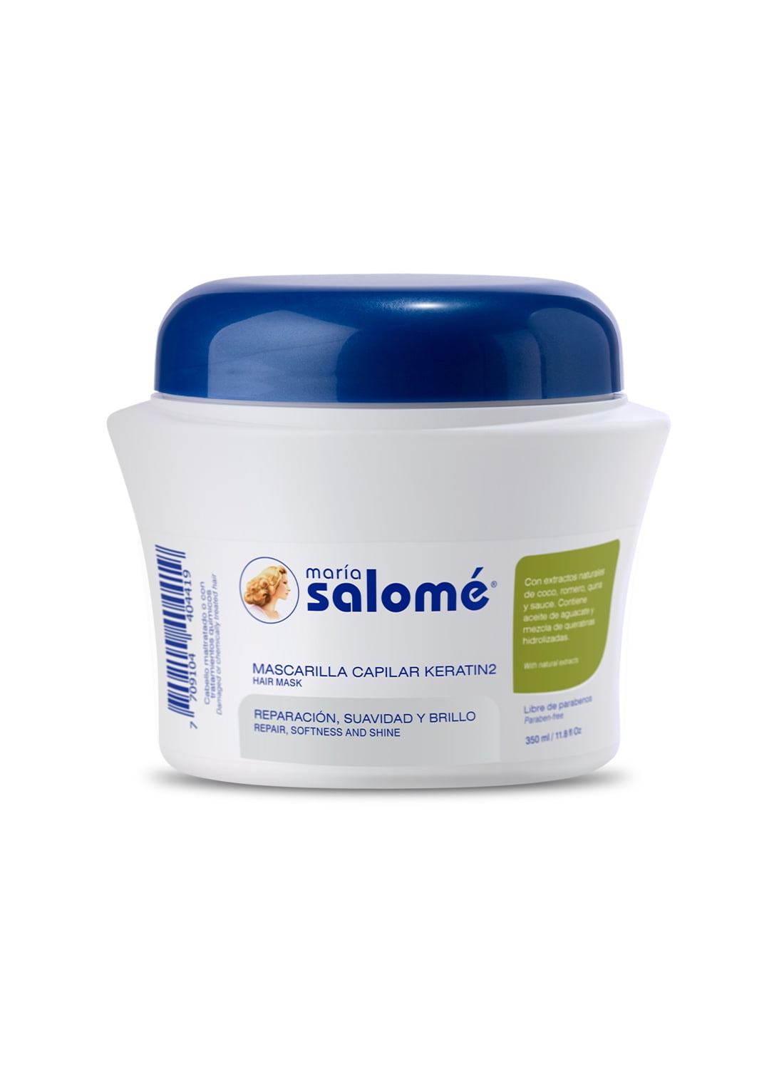 Maria Salome Keratin Hair Mask Repairing and Conditioning Mascarilla ...