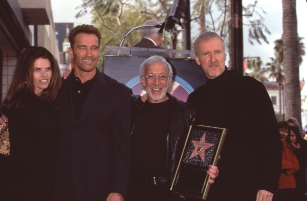 Maria Shriver, Arnold Schwarzenegger, Stan Winston And James Cameron At ...