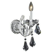 Valetta Integrated LED chip light Chrome Wall Sconce Clear Royal Cut ...