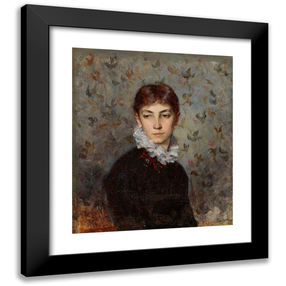Maria Wiik 15x17 Black Modern Framed Museum Art Print Titled - Portrait ...
