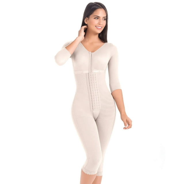 MariaE Fajas Post-Op Full Body Shapewear with Sleeves - Walmart.com