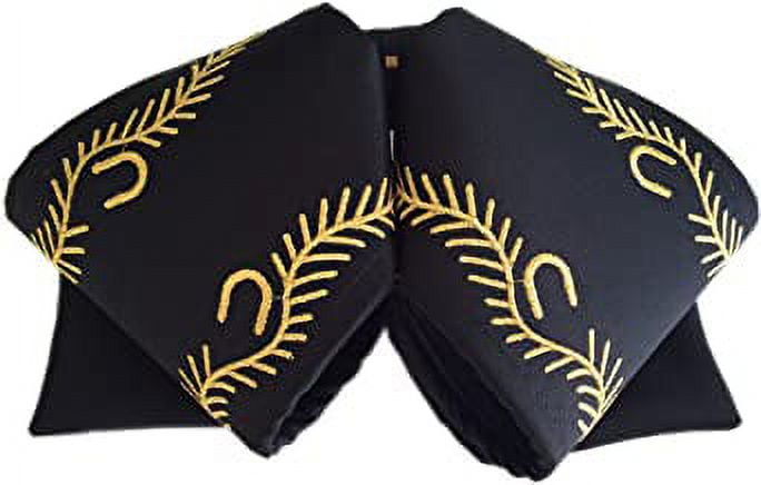 Mariachi Mexican Charro Mariachi Bow Tie Black Gold Mexico Moño charros ...
