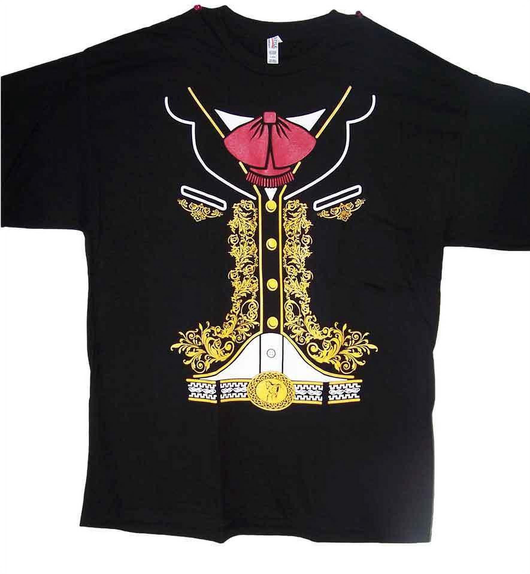 Mariachi T-Shirts US Screen Printed 100% Cotton Mexican T-Shirts Men's ...