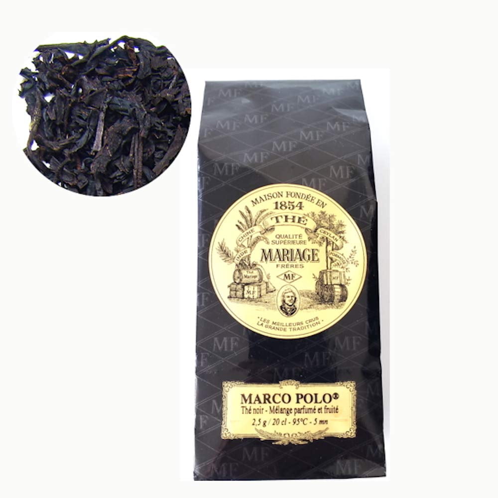 Mariage Freres Marco Polo Tea, 100g Loose Tea packaged in a Paper Tea ...