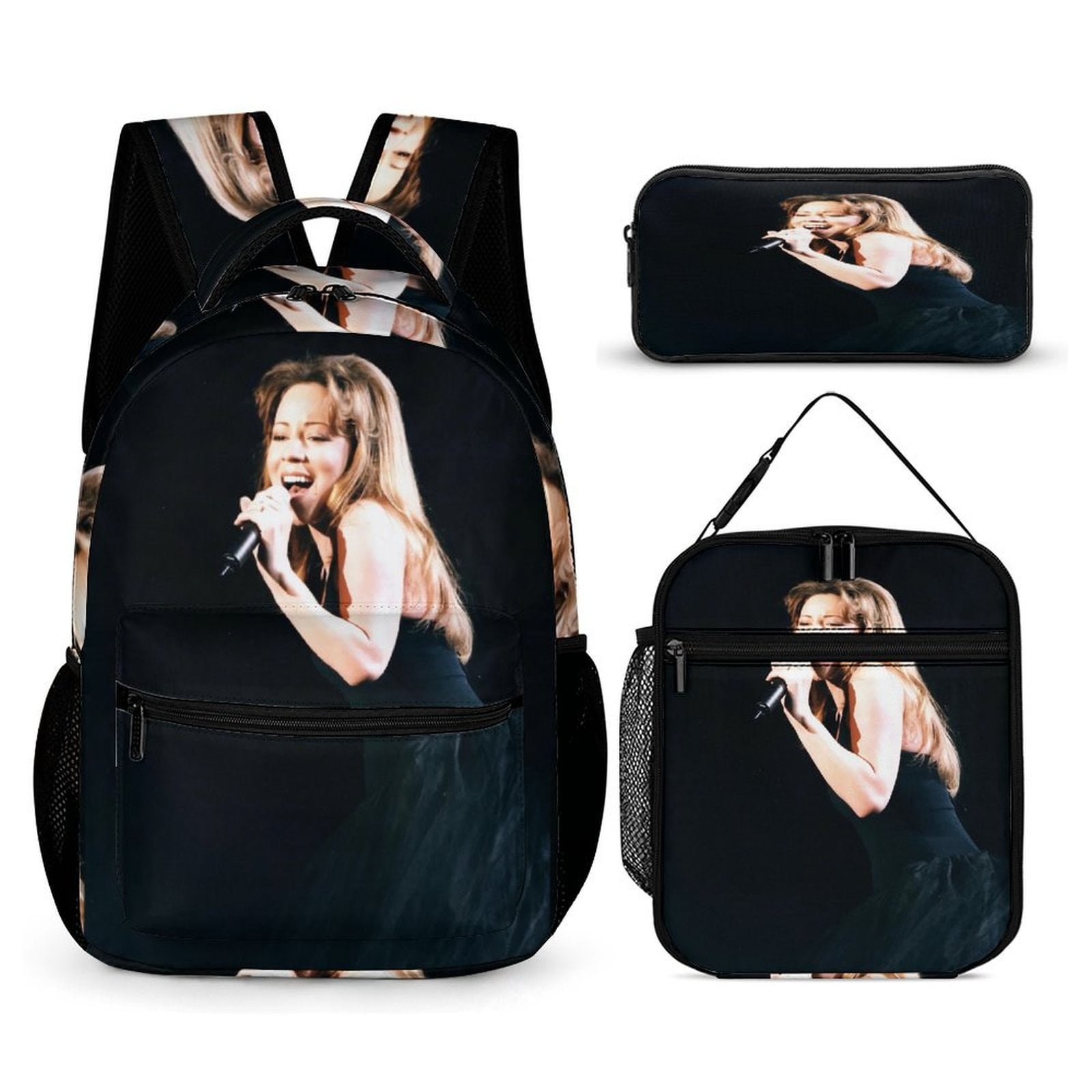 Mariah Carey 1996 Madison Quadratisches Garten 3 Piece Backpack Set ...