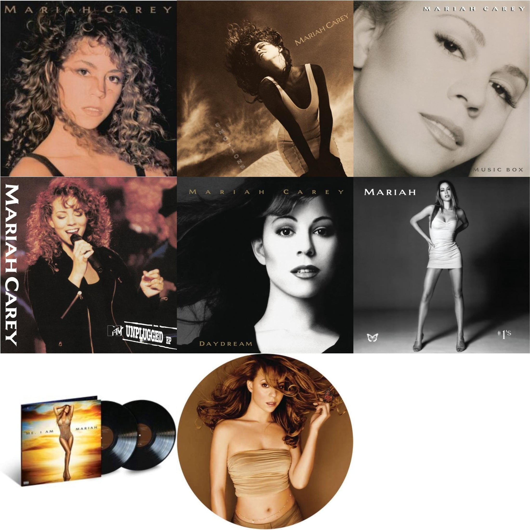 Mariah Carey & Emotions & Music Box & Mtv Unplugged & Daydream & #1’S ...