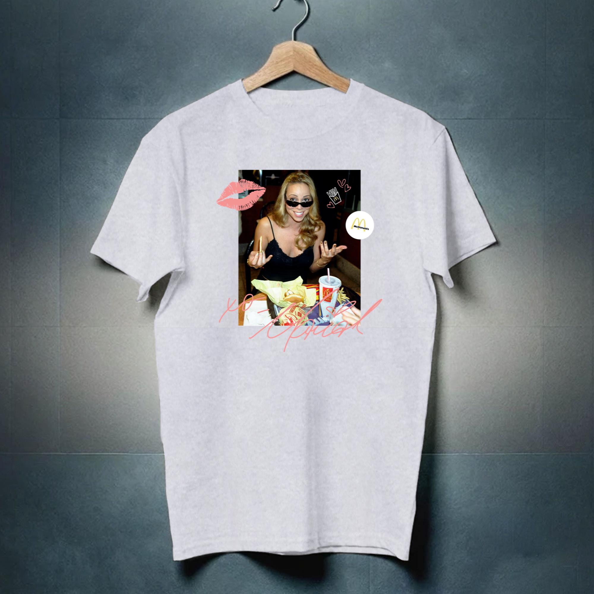 Mariah Carey Mcdonalds T-Shirt, Mariah Carey Tour Shirt For Fans ...