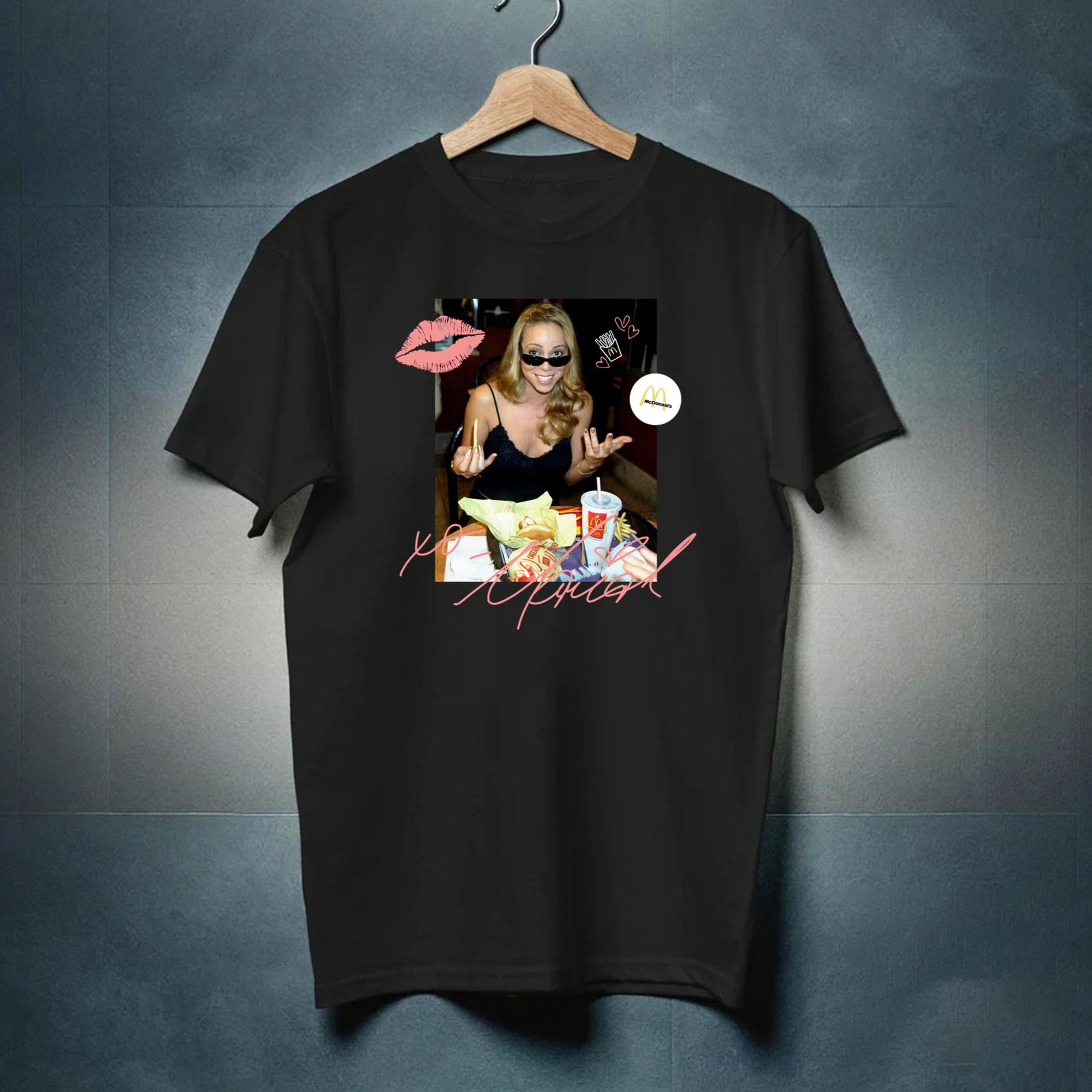 Mariah Carey Mcdonalds T-Shirt, Mariah Carey Tour Shirt For Fans ...