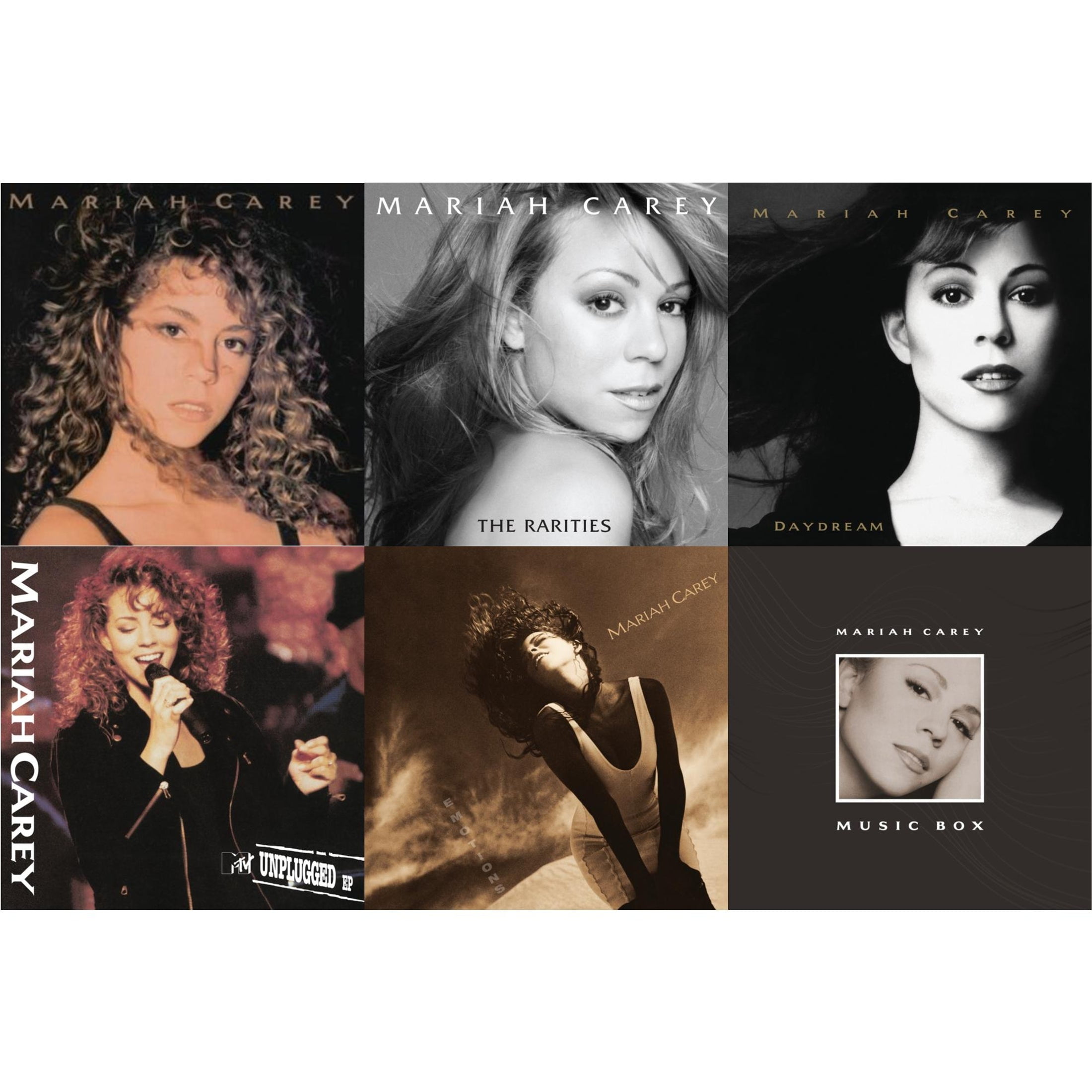 Mariah Carey & Rarities (4LP) & Daydream & Mtv Unplugged & Emotions ...