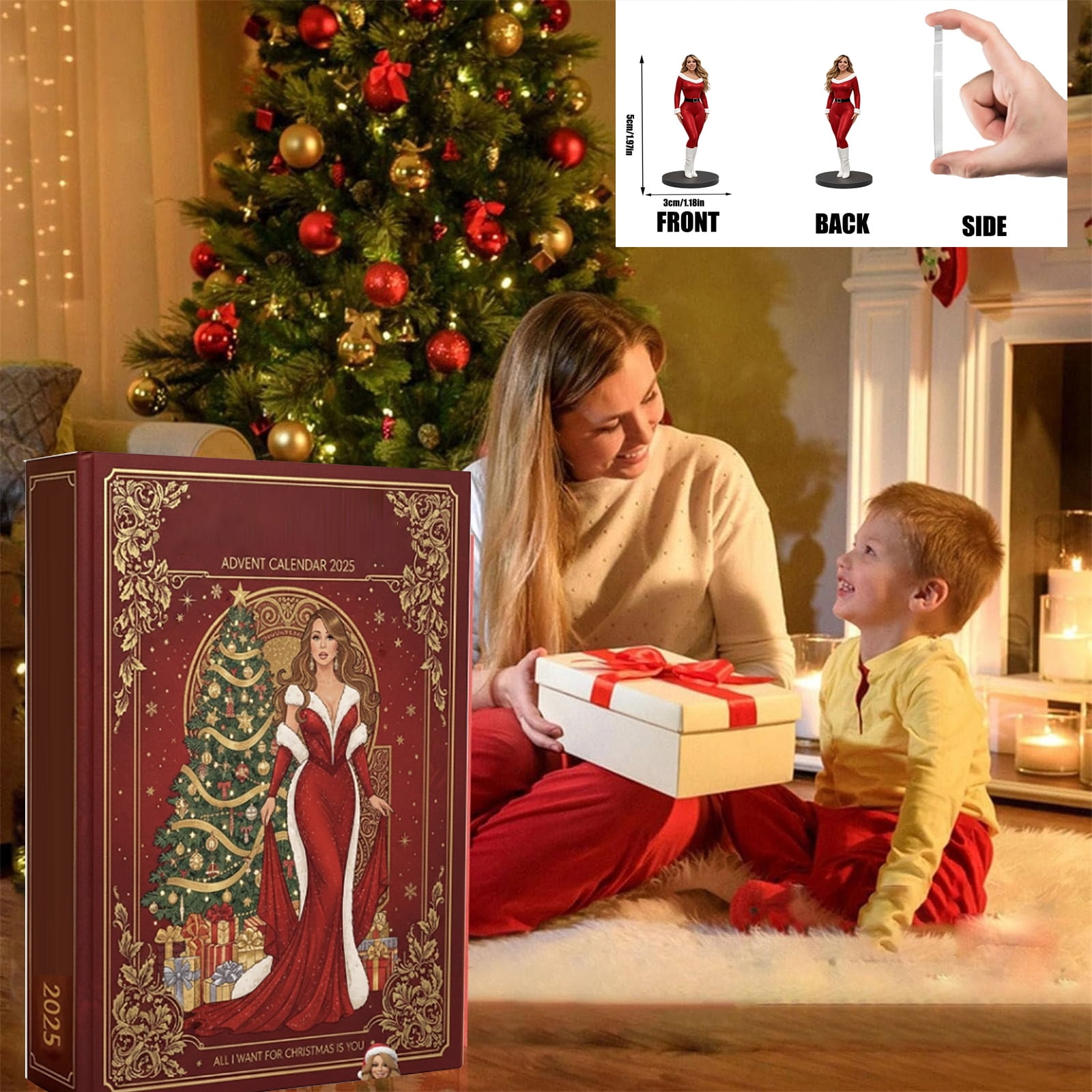 Mariah Countdown Calendar 2025,Christmas Advent Calendar，The Countdown ...