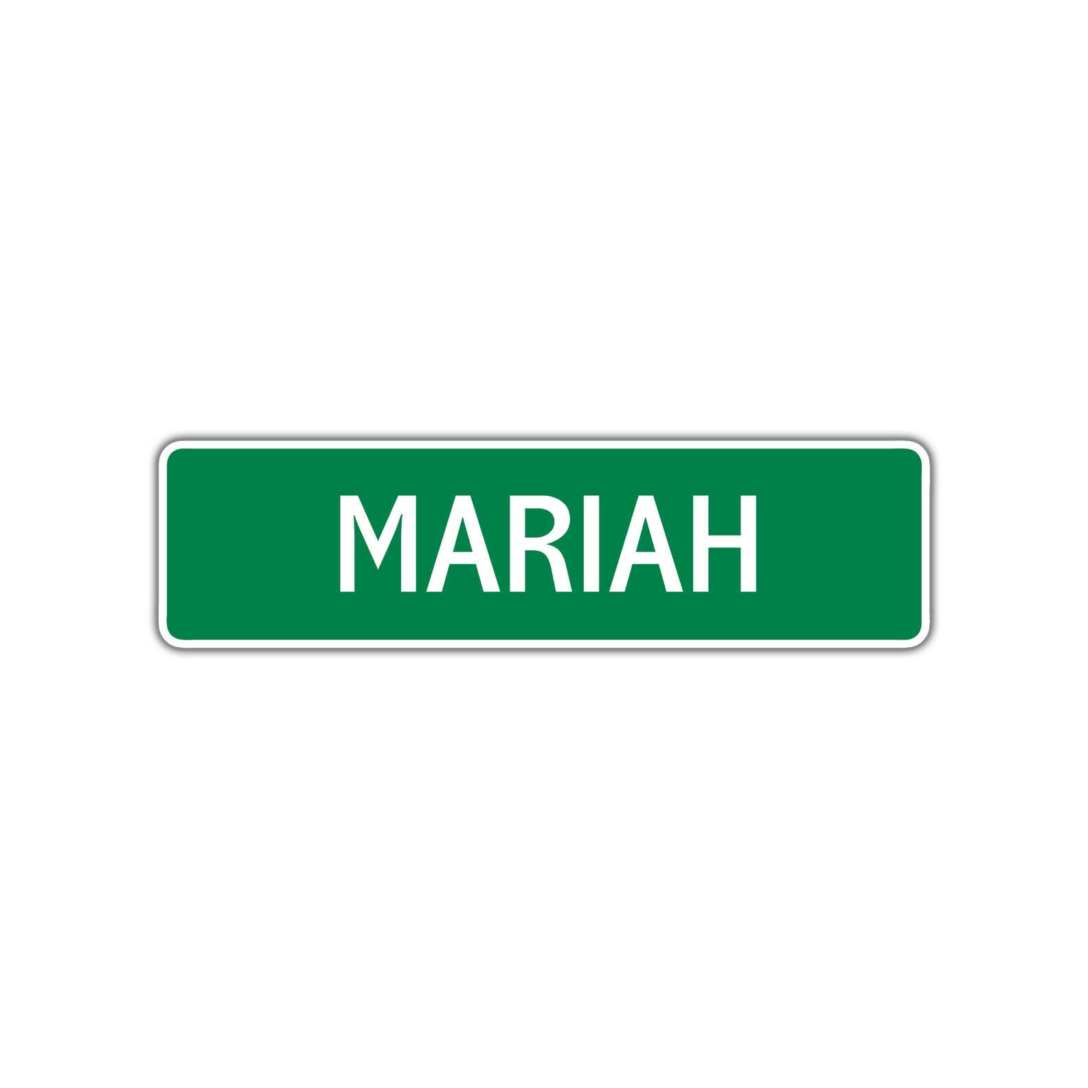 Mariah Girls Children Name Letter Printed Plaque Decoration Novelty ...