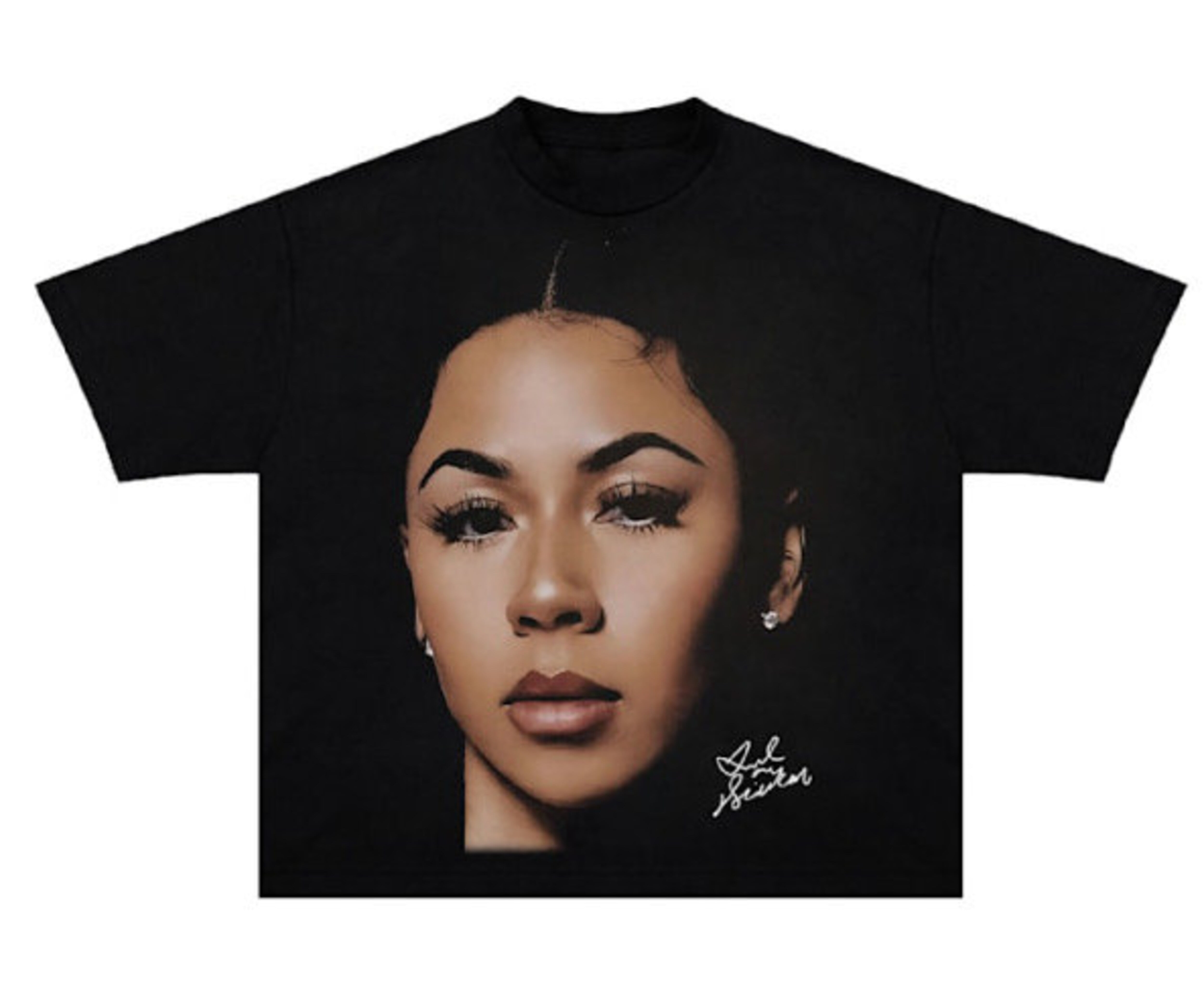 Mariah The Scientist Big face Graphic T Shirt - Walmart.com