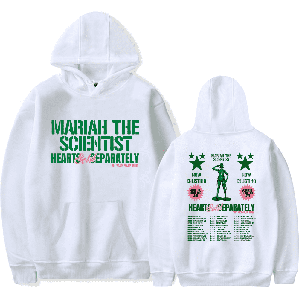 Mariah the Scientist Merch Hearts Sold Separately Tour 2026 Hoodie Long ...
