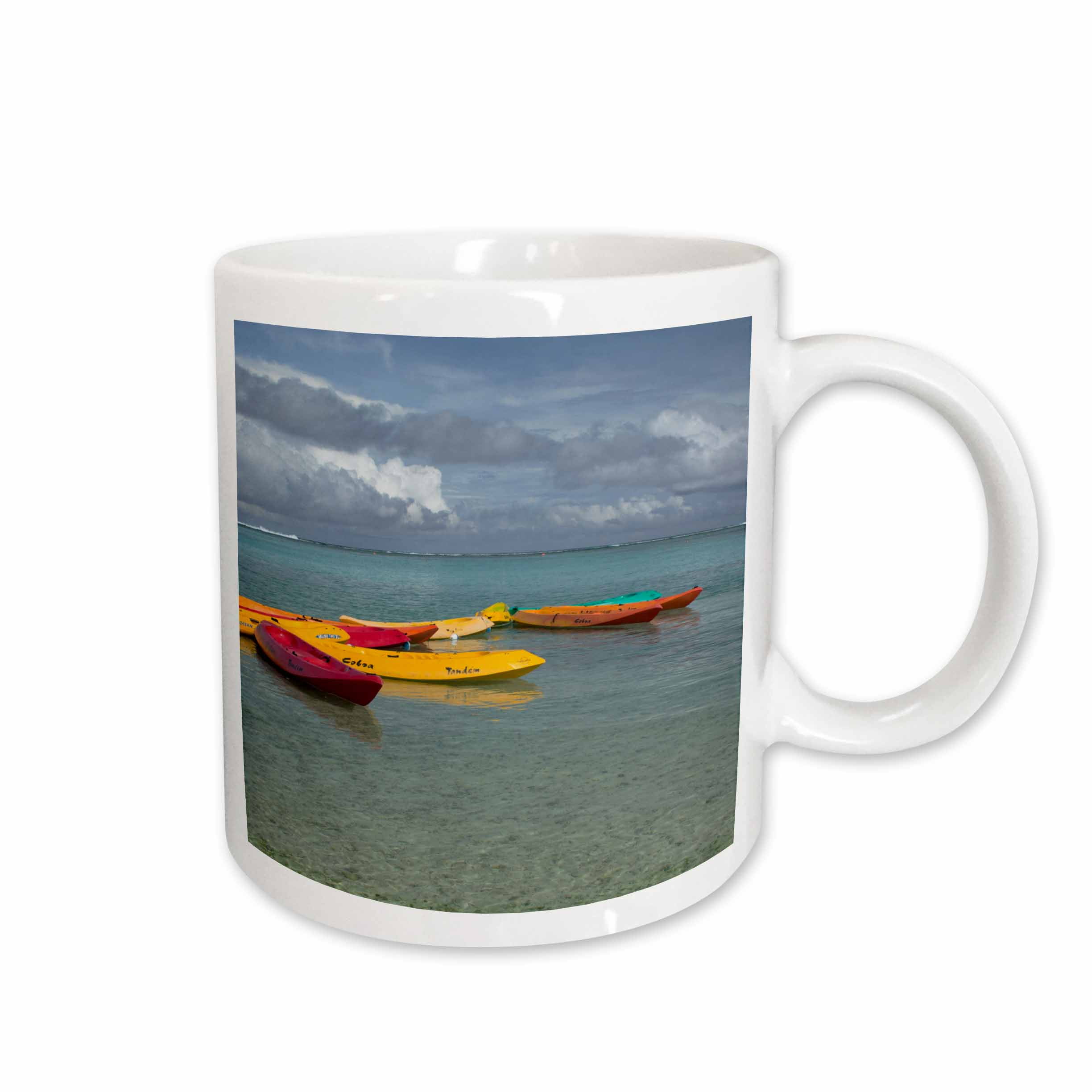 3drose, Mariana Islands, Tamuning. Colorful Boats Along Popular Ypao ...