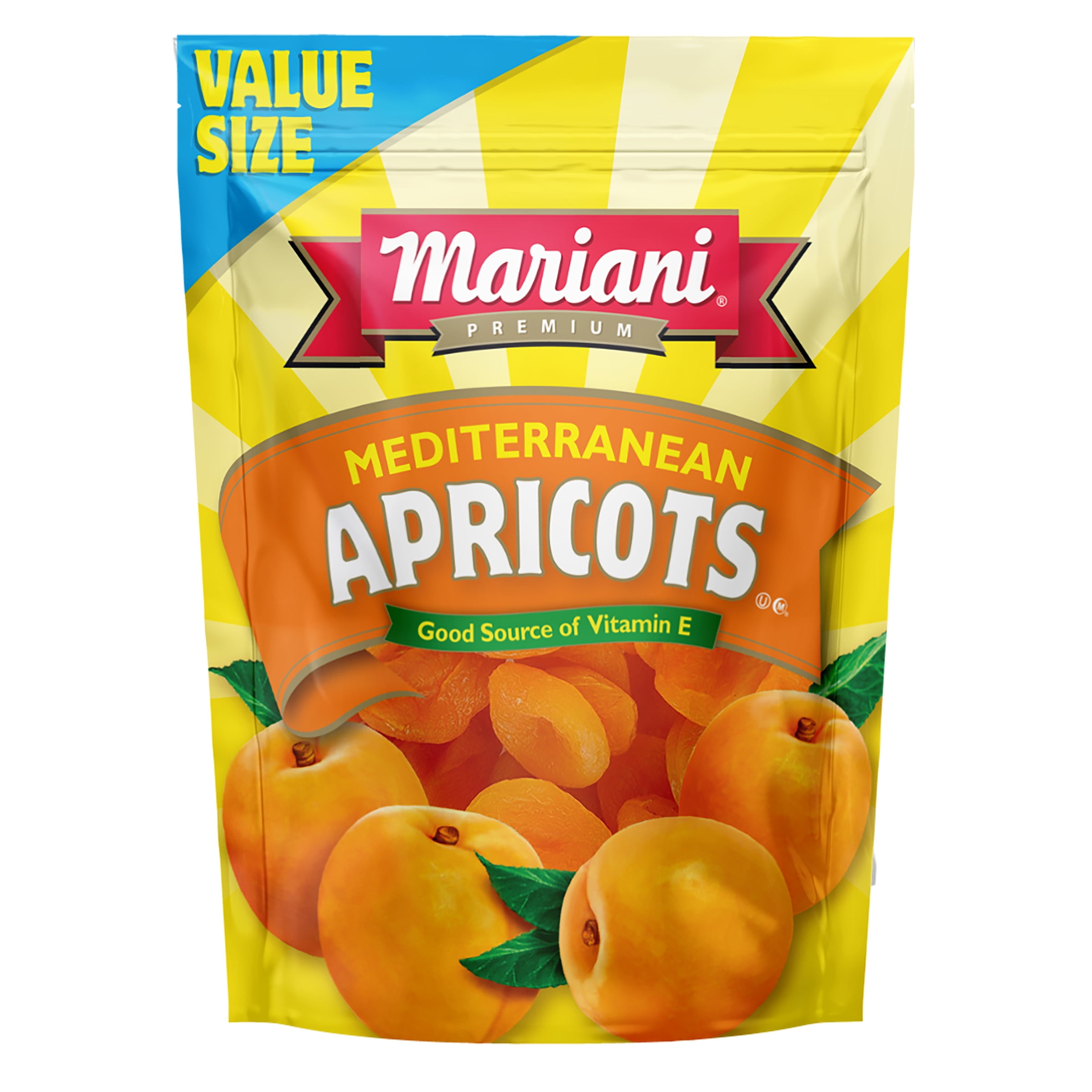 Mariani Apricots 32 oz with Fiber Vitamin E Potassium Nourishing Snack ...