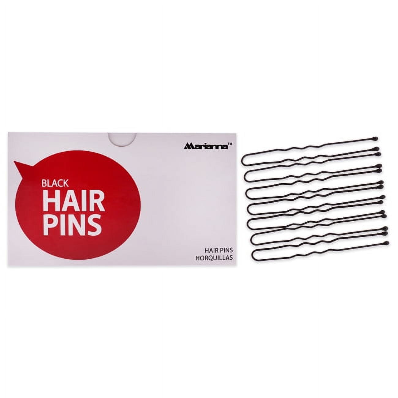 Marianna Pro Basic Hair Pins - Black Hair Clips 1 lb - Walmart.com