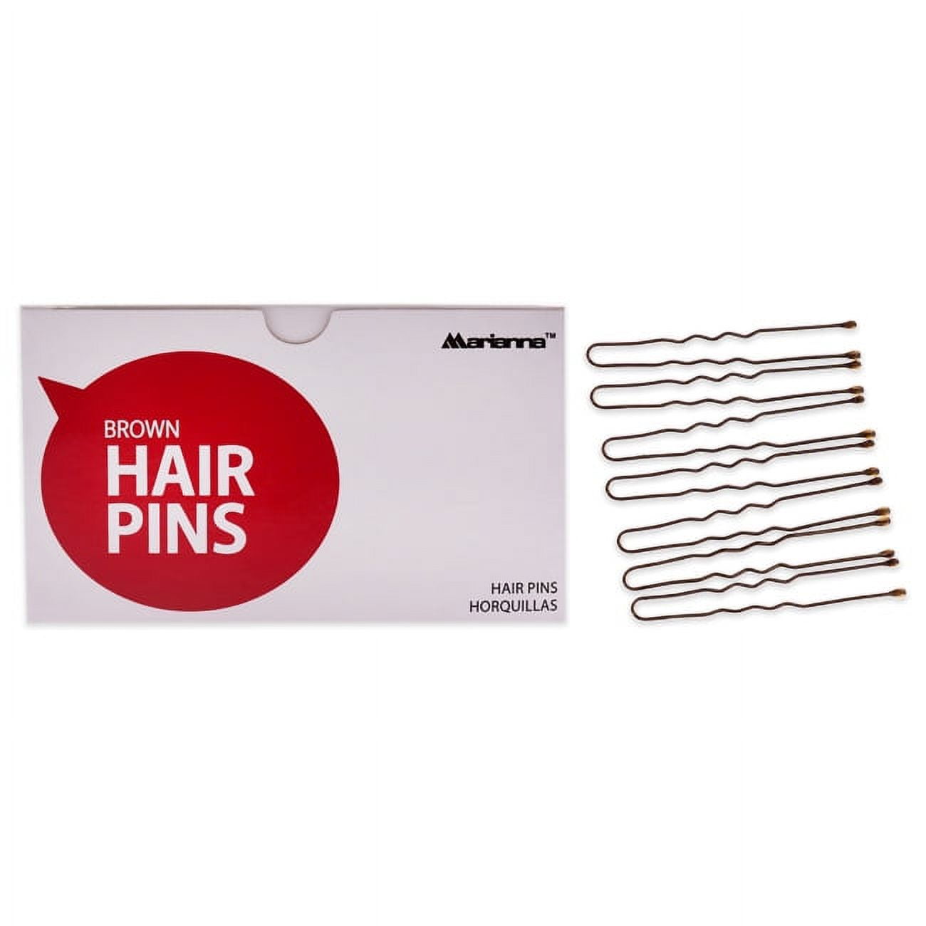 Marianna Pro Basic Hair Pins - Brown Hair Clips 1 lb - Walmart.com