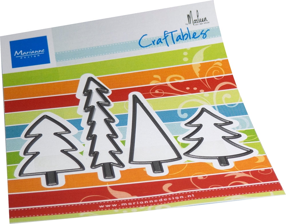 Marianne Design Craftables Die - Pine Trees By Marleen - Walmart.com