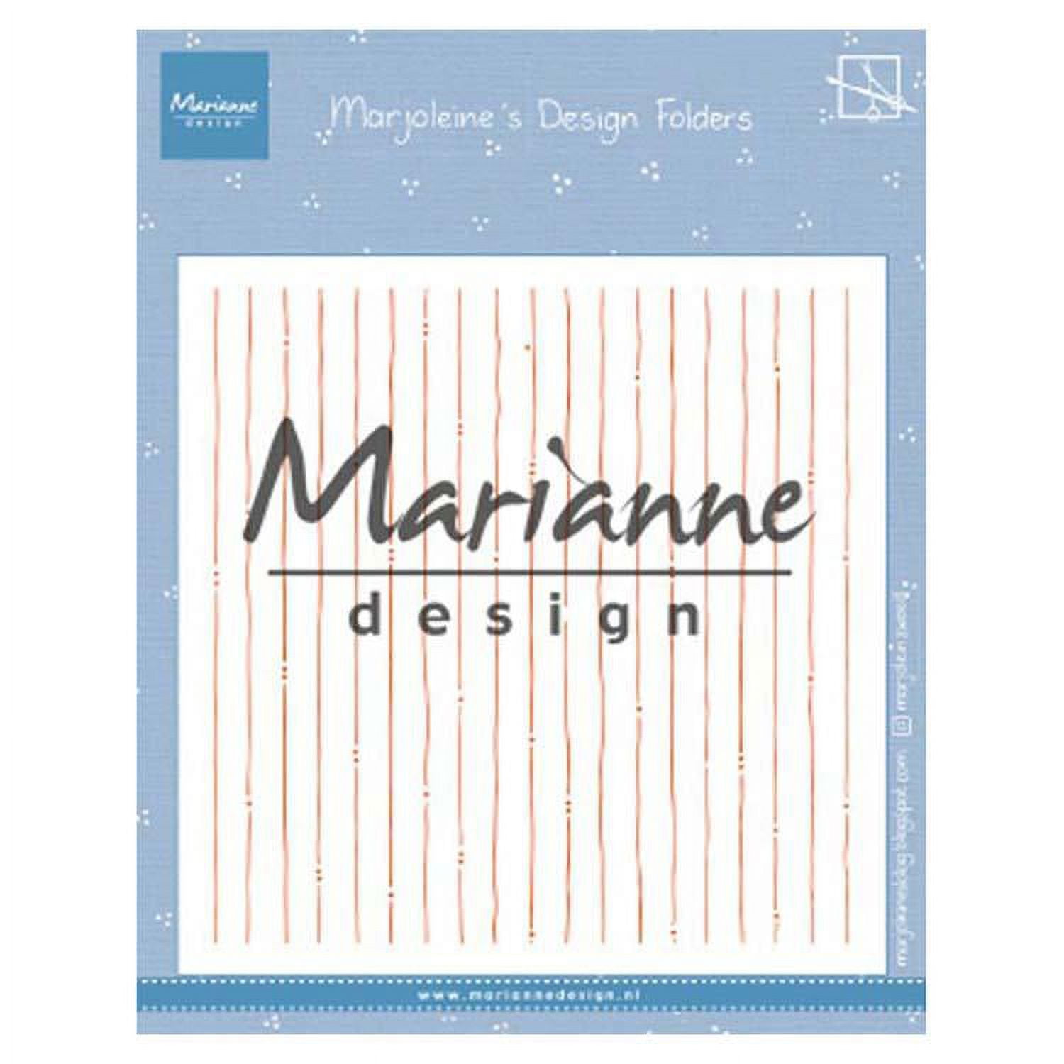 Marianne Design Embossing Folder Marjoleine's Stripes - Walmart.com