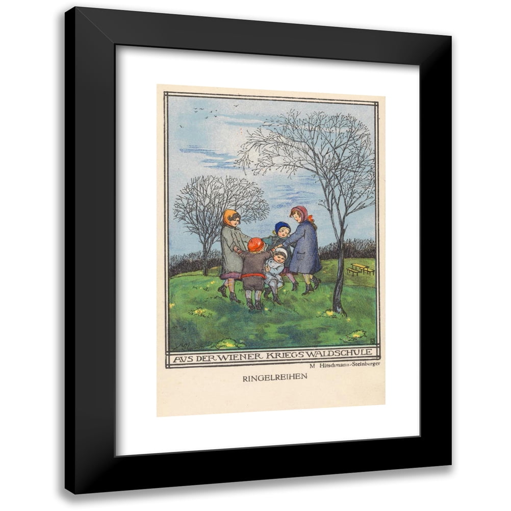 Marianne Hitschmann-Steinberger 11x14 Black Modern Framed Museum Art ...