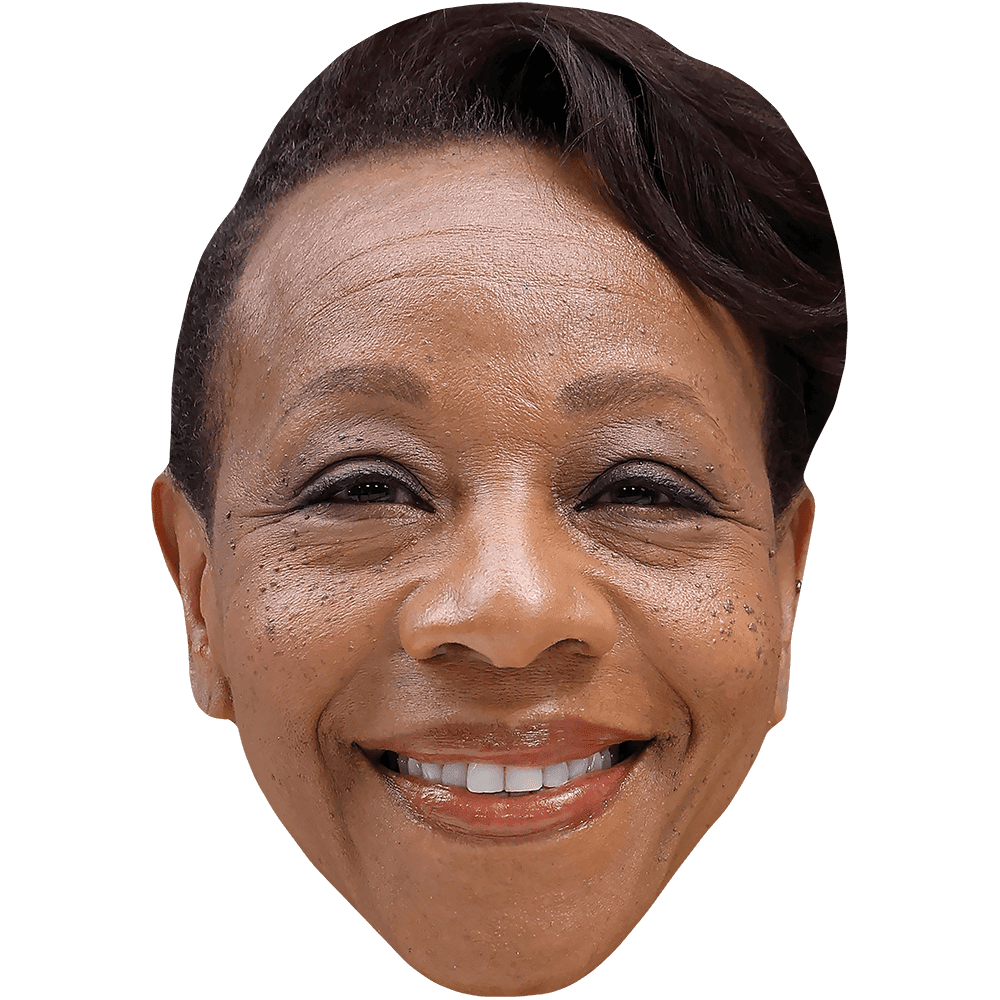Marianne Jean-Baptiste (Smile) Big Head. Larger than life mask ...