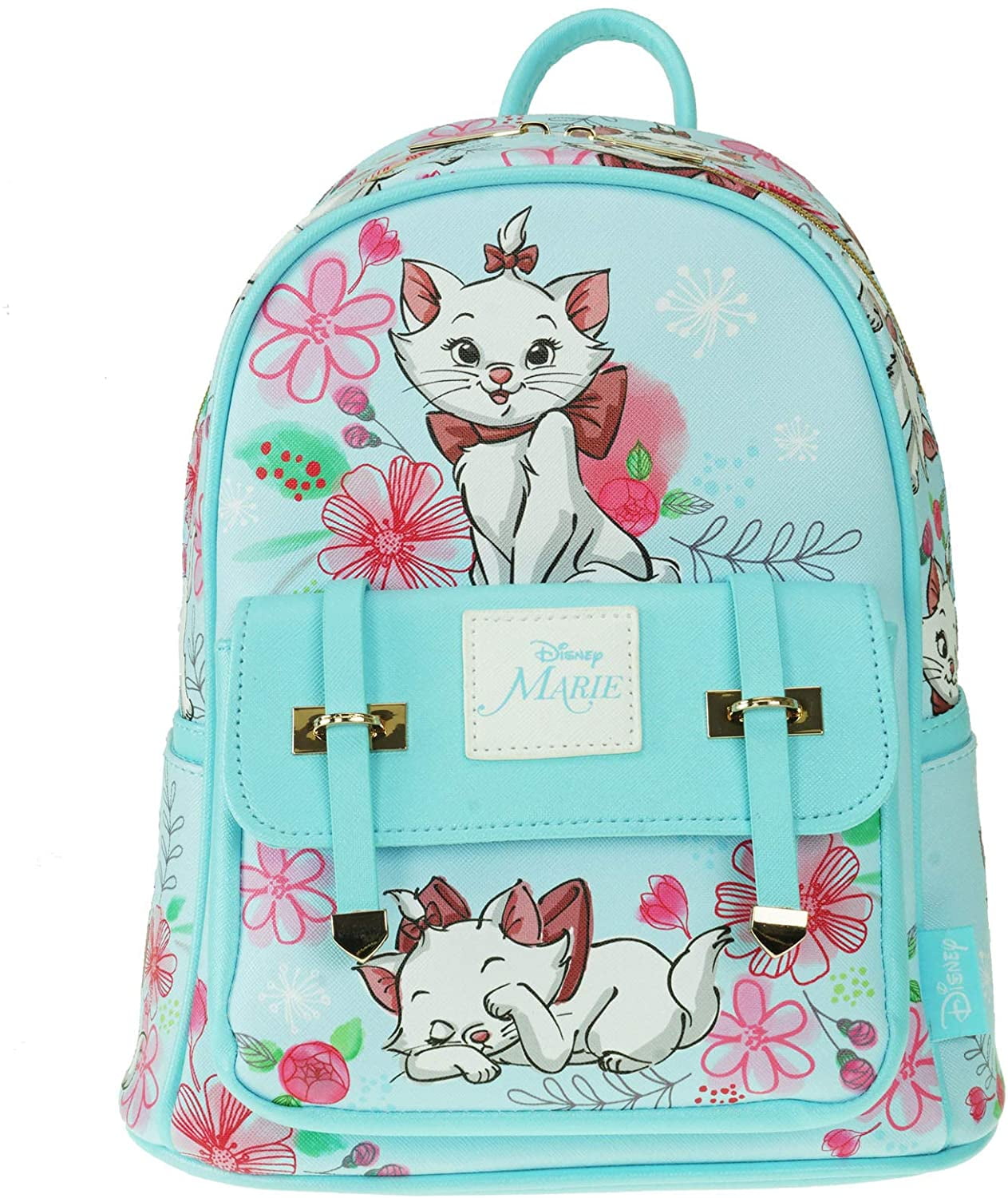 Marie 11" Vegan Leather Mini Backpack - Disney Aristocats - Walmart.com