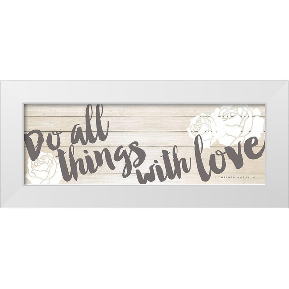 Marie, Addie 18x9 White Modern Wood Framed Museum Art Print Titled - Do ...