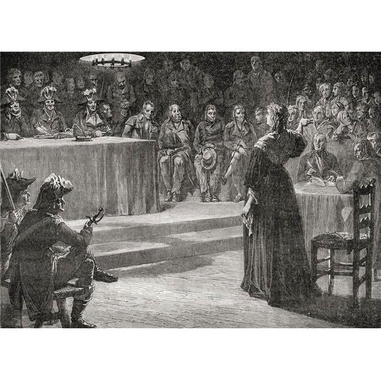 Marie-Antoinette Before The Revolutionary Tribunal, October 14 1793 ...