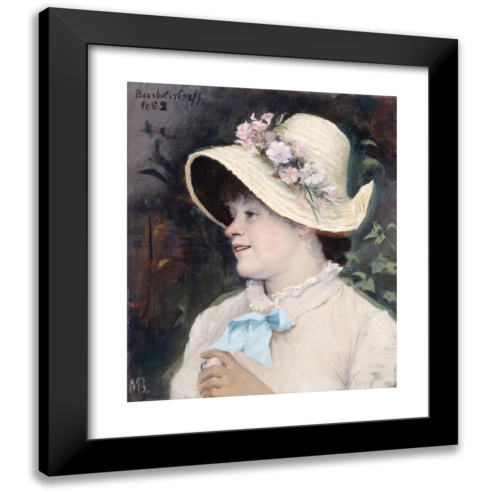 Marie Bashkirtseff 20x23 Black Modern Framed Museum Art Print Titled ...