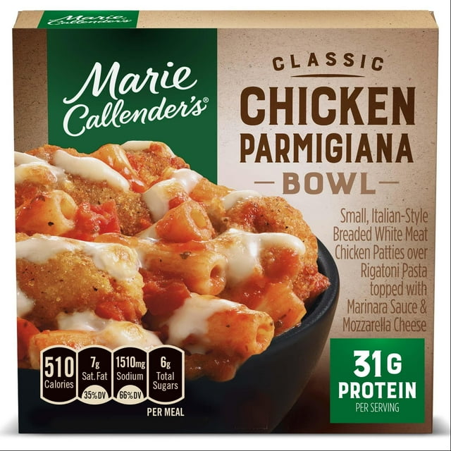 Marie Callender's Classic Chicken Parmigiana Bowl Frozen Meal, 12.5 oz ...