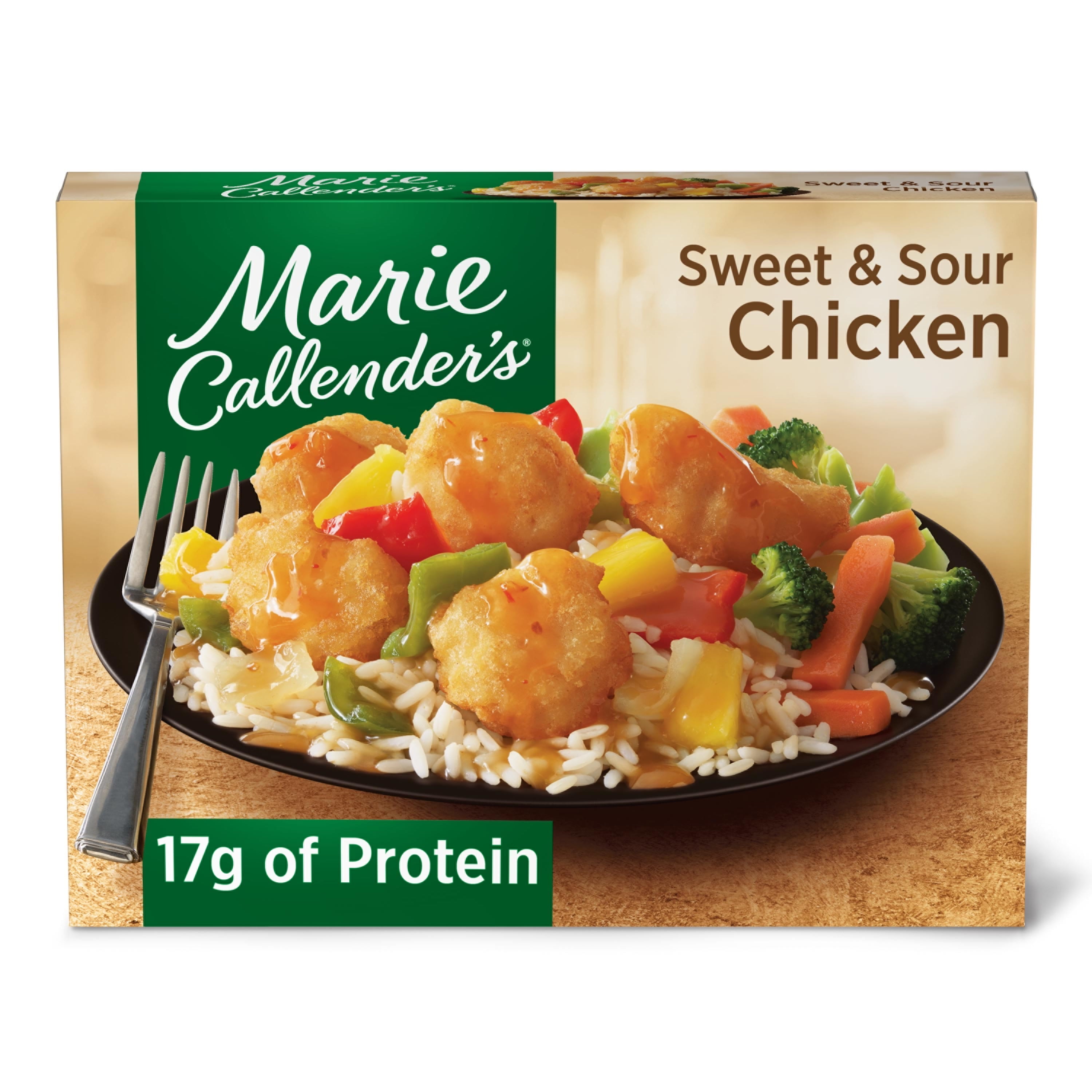 Marie Callender’s Sweet and Sour Chicken, Frozen Meal, 14 oz (Frozen ...
