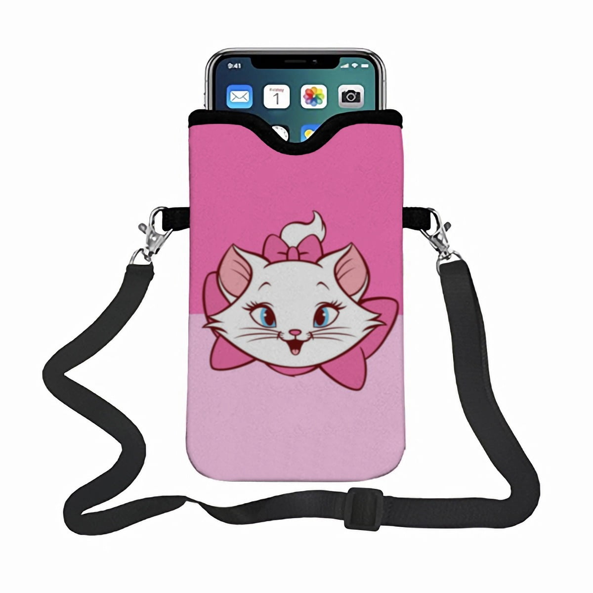 Marie Cat phone satchel, with an adjustable strap small handbag ...