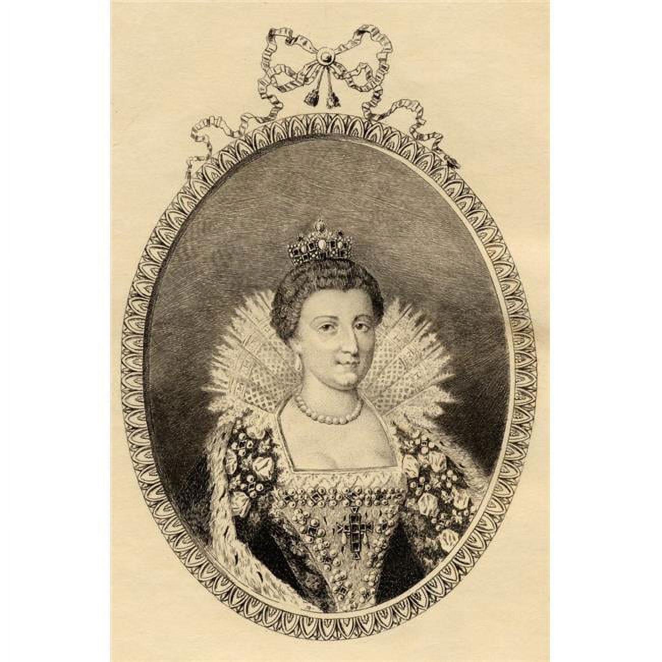 Marie De Medici, 1573-1642, Queen of France, Second Wife of King Henry ...