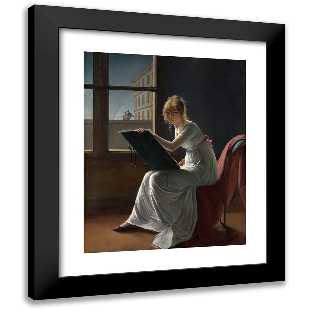 Marie Denise Villers 12x14 Black Modern Framed Museum Art Print Titled ...