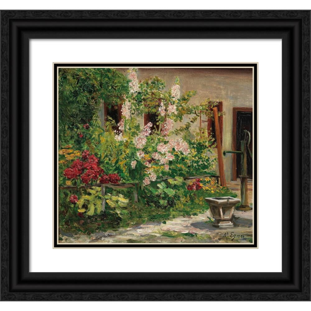 Marie Egner 22x20 Black Ornate Framed Double Matted Museum Art Print ...