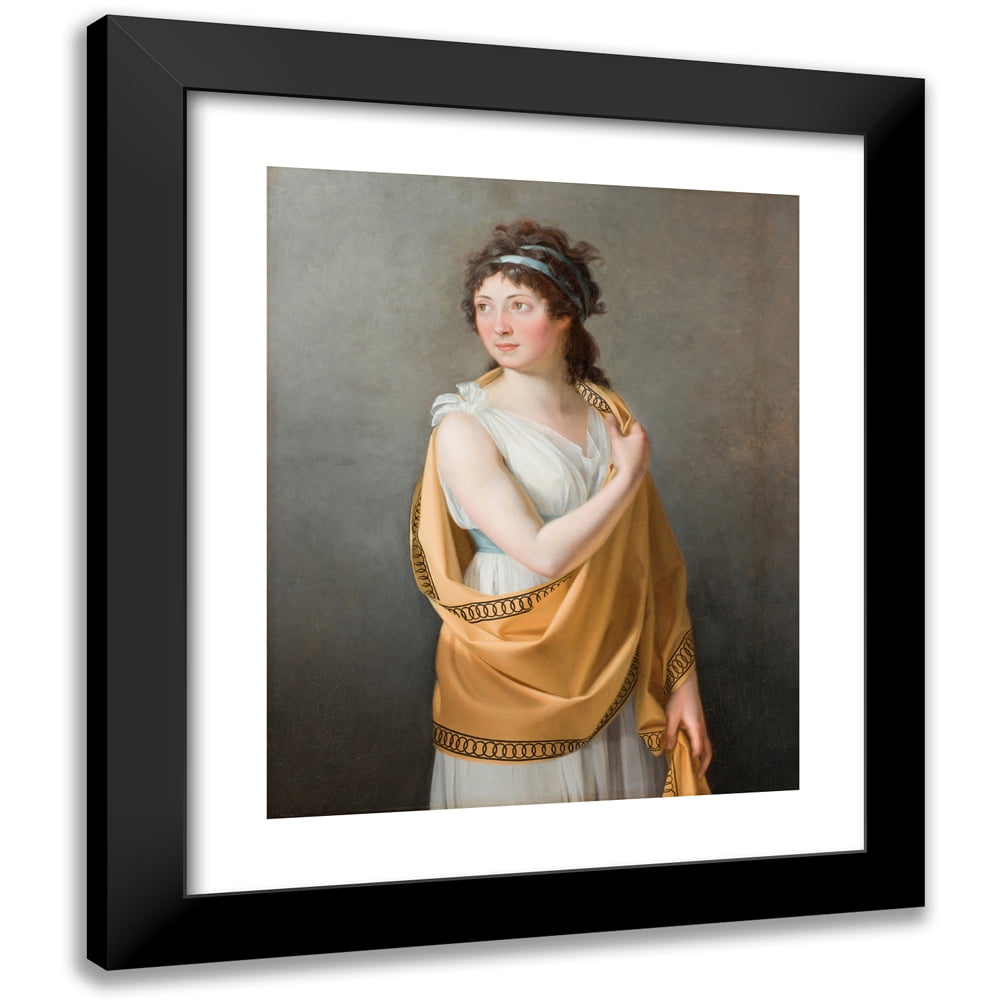 Marie-Guillemine Benoist 12x14 Black Modern Framed Museum Art Print ...
