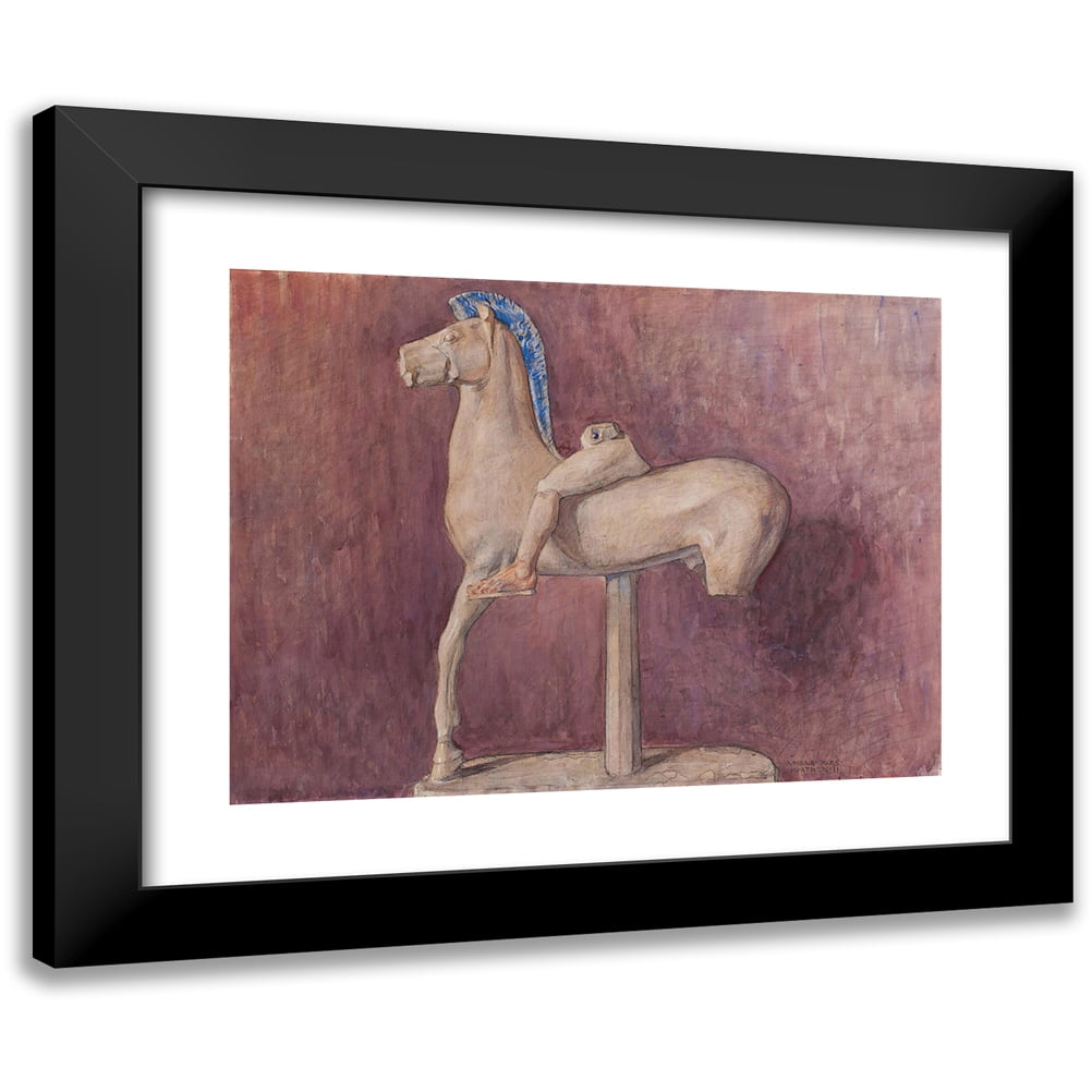 Marie Henriques 14x12 Black Modern Framed Museum Art Print Titled ...